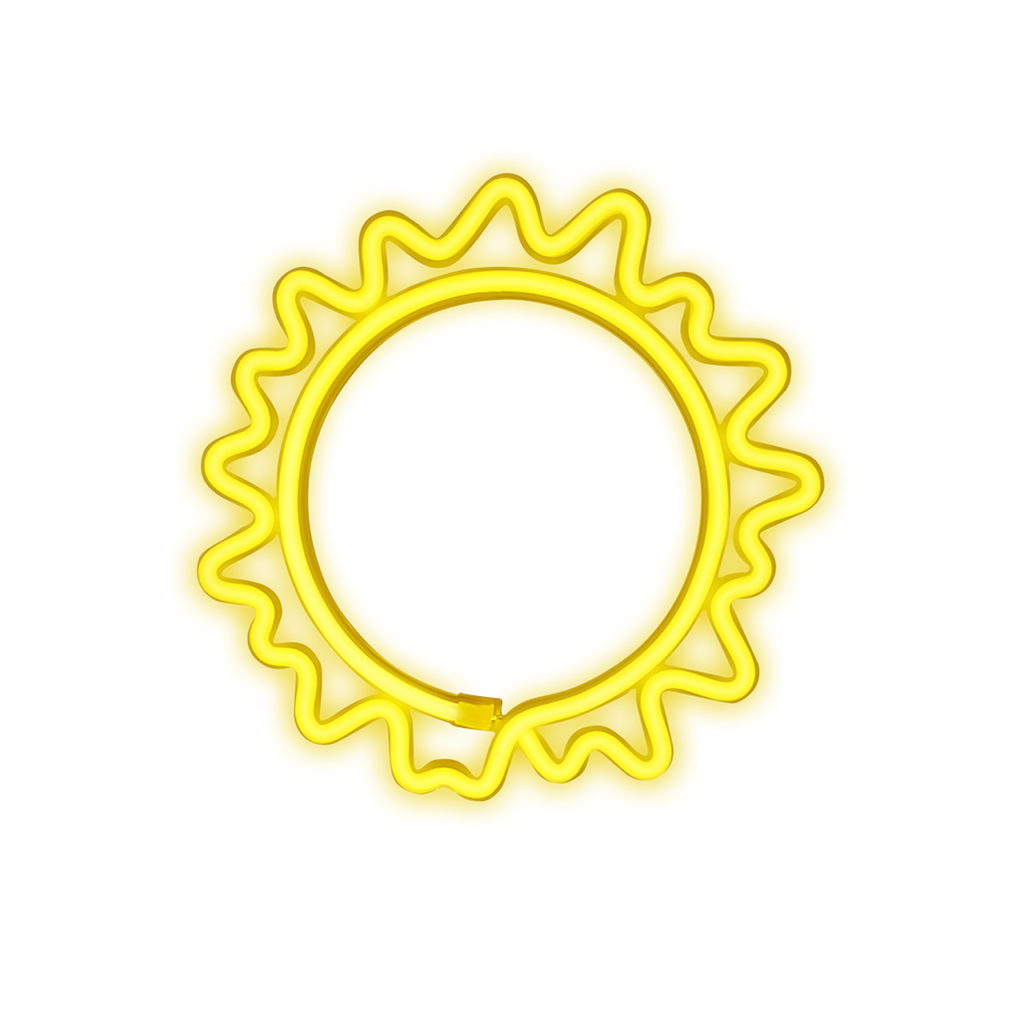 LED Neon Sign - Sun - Markit10